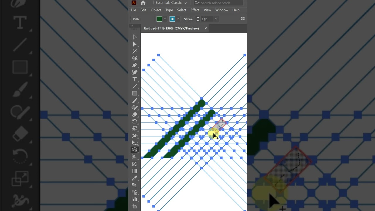 Minimal Triangle Logo in Illustrator 🔺 | Easy Step-by-Step Design! #shorts #logo