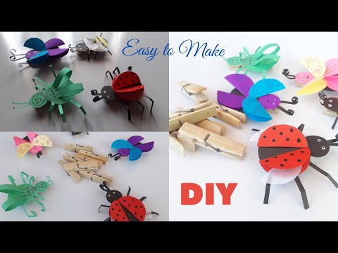 Craft Ideas: Making Paper Insects Come to Life