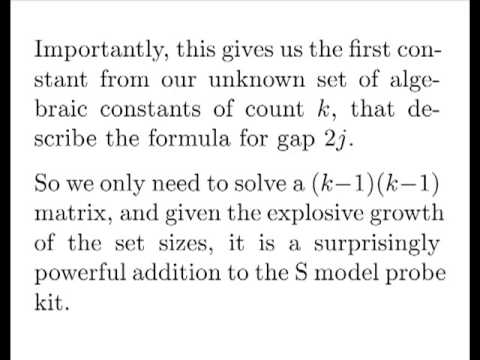 8 Intermediate S Model - 3 - Polignac and Hardy-Littlewood