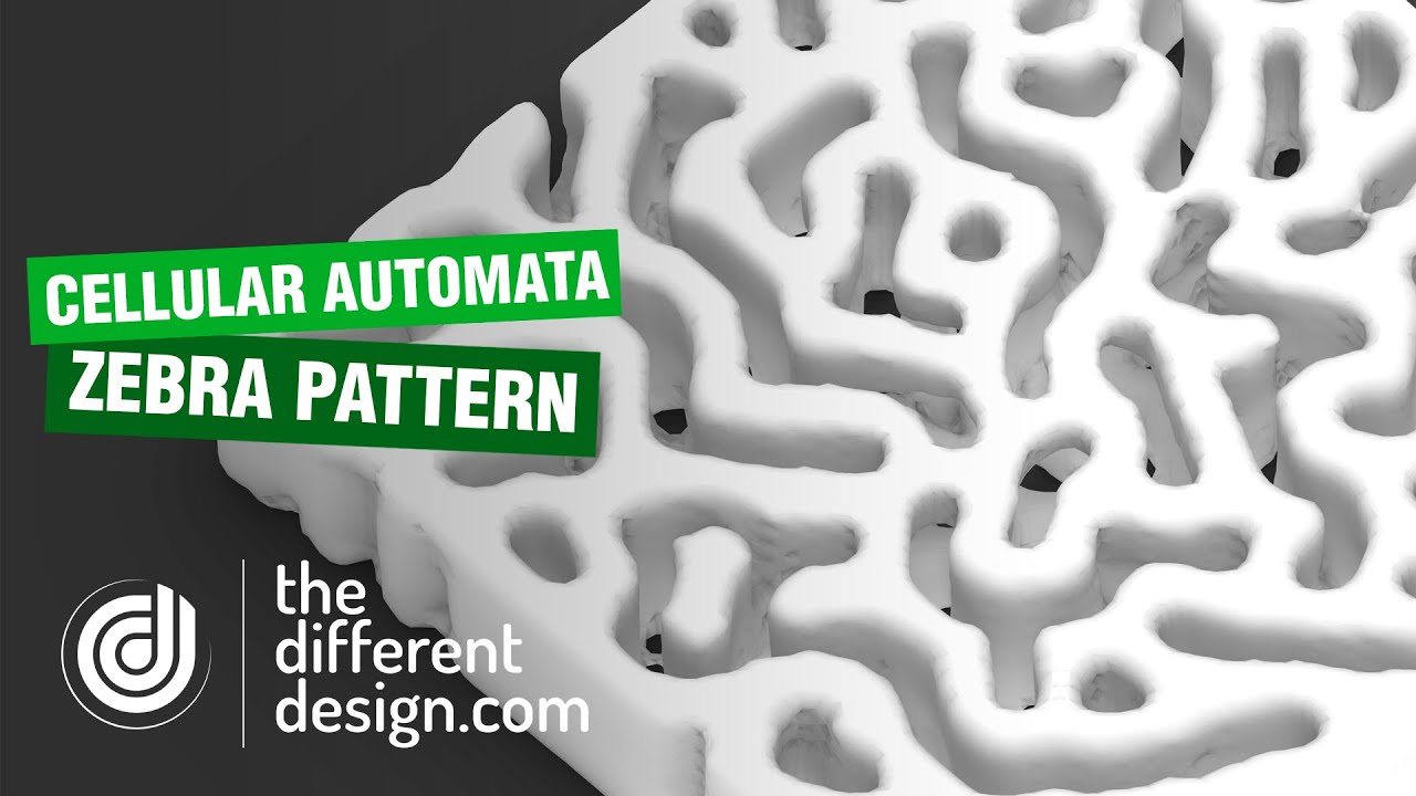 Cellular Automata Zebra Patterns