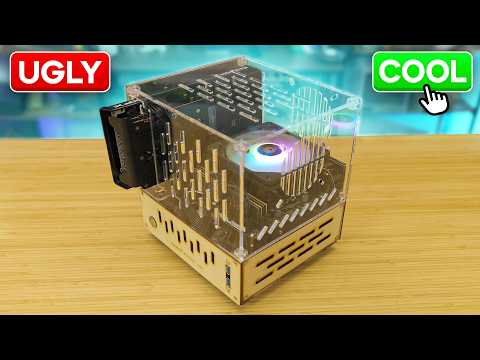 Building a PC in a weird Wood and Acrylic case