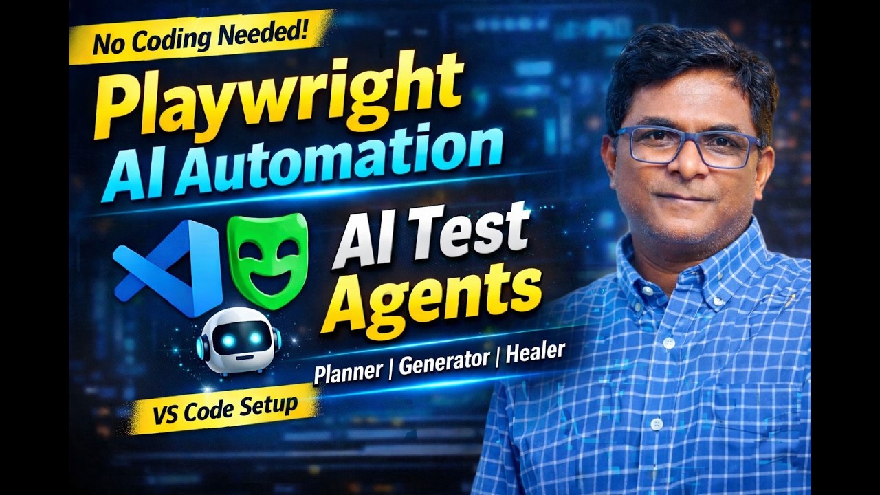 Playwright Agents Setup in VS Code | AI Test Automation Beginner Guide