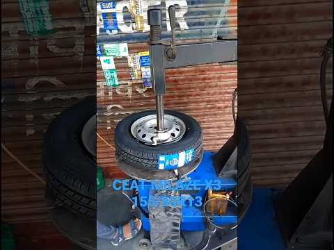 Automatic Tyre Changing Machine Demo