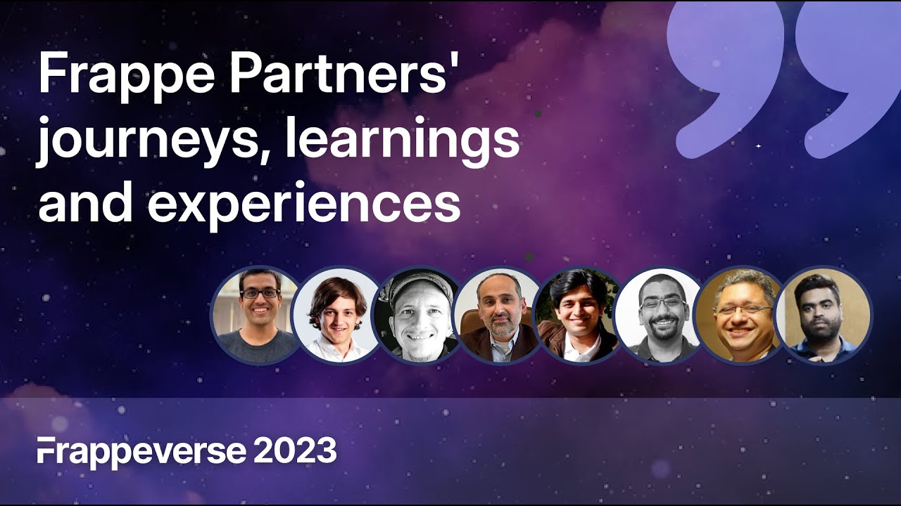 Frappe Partners' journeys, learnings and experiences