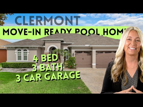 Move-In Ready Pool Home in Clermont, Florida | 9413 Ivywood St | Vista Grande