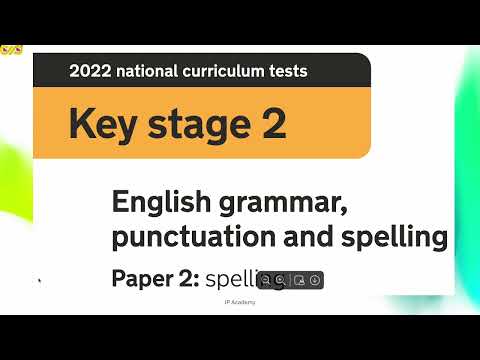KS2 SATS Spelling 2022 Test Paper