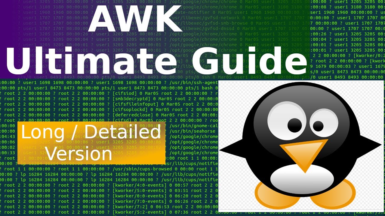 Awk Tutorial - Ultimate Guide