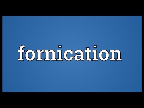 Fornication Meaning