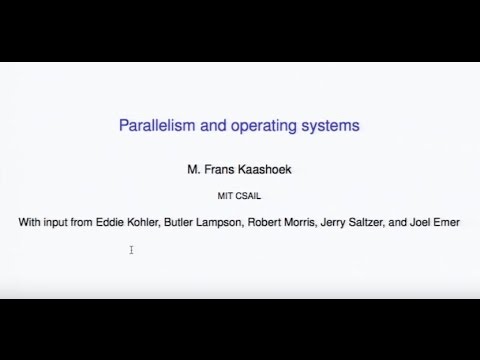 Parallel computing and the OS