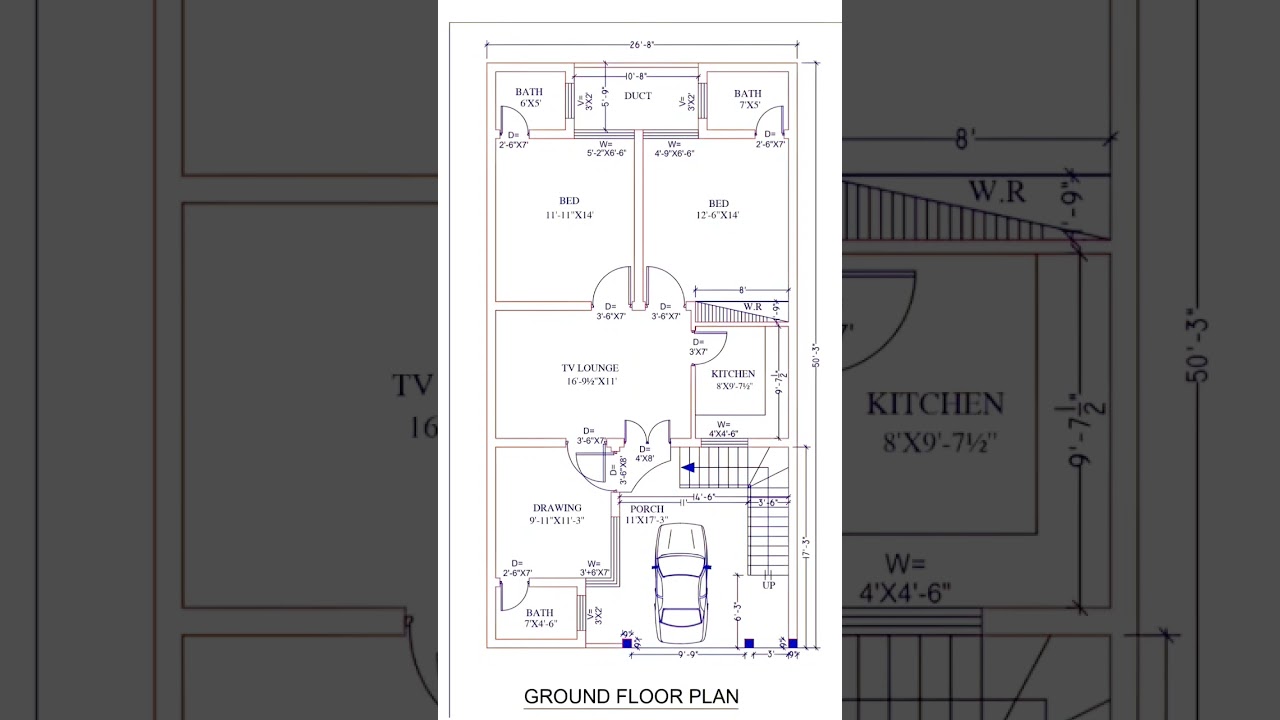 25x50 simple house plans | 25 by 50 house plan #housedesign #homedesign #houseplan #architecture