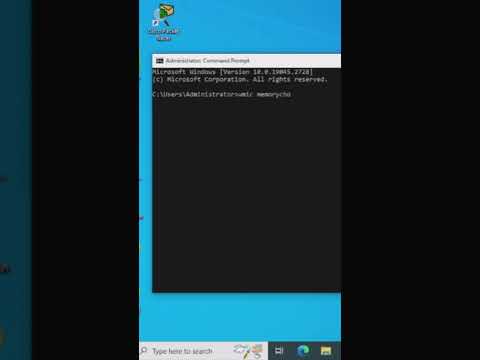 System RAM speed Checking Command(wmic memorychip get speed)