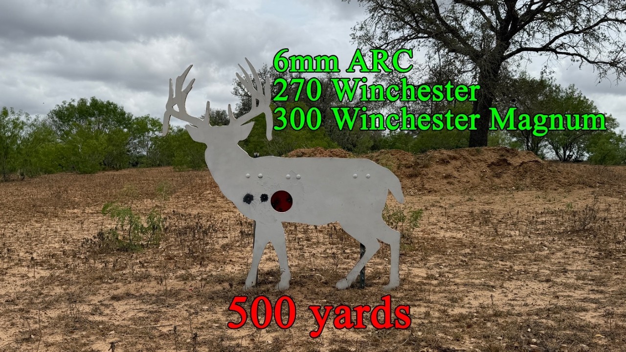 500 yard Ethical Hunter Challenge with hunting rifles!