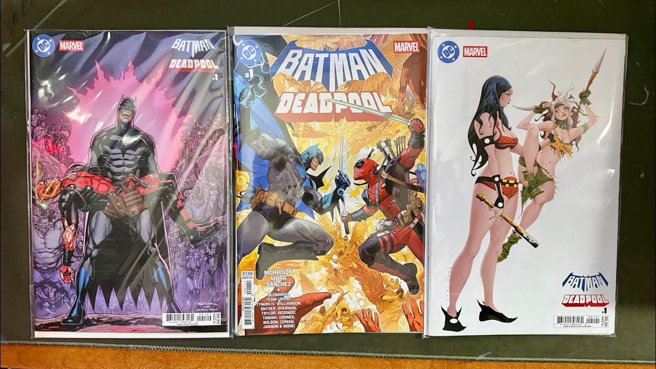 All 21 Batman Deadpool #1 Covers from DC Comics!