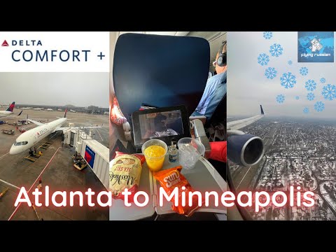 {Trip Report} Flying Delta Airlines from Atlanta to Minneapolis in Comfort +