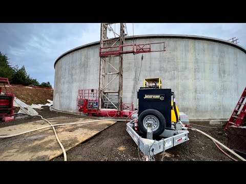 Scarification of Concrete Water Tank