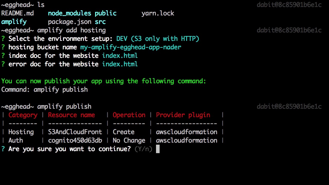Deploying Your React Application to AWS Using the AWS Amplify CLI