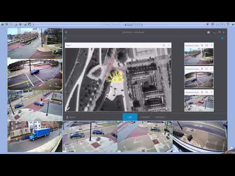 Bosch Video Security Client running in an image pane in BVMS.
