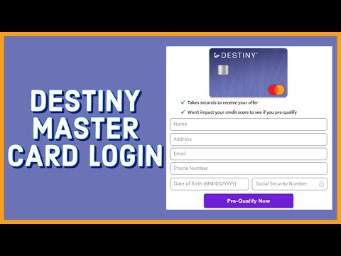 How To Login Destiny MasterCard Account Online 2023?