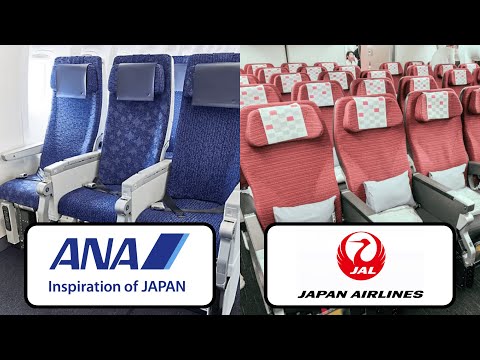 ANA vs JAL 777 Int'l Economy Comparison