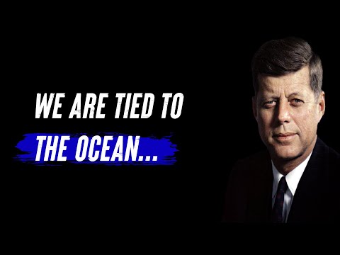 John F. Kennedy Aspire to inspire before we expire | quotes in english