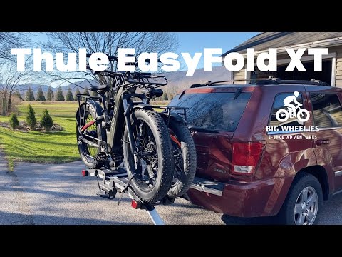 Thule EasyFold XT Review: Best rack for fat tire e-bikes #Thule #ebikerack