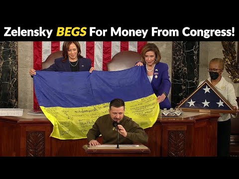Zelensky BEGS Congress For More Money With RIDICULOUS Speech!