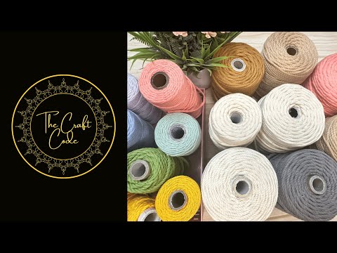 Macrame Cord Guide | What Is Macrame | Types Of Macrame | Beginners Guide