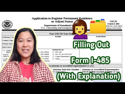 HOW TO FILL OUT FORM I-485 (TAGLISH and WITH EXPLANATION) | TEAM TAYLOR CHANNEL
