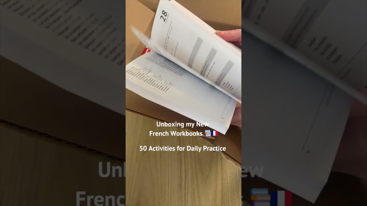 Unboxing My New French Workbook Series! 🇫🇷📚 | Grammar, Vocabulary & Listening Practice