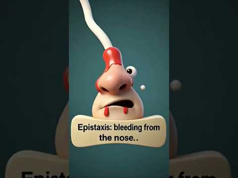 What is the meaning of Epistaxis?...#@Nk...MediMeanings