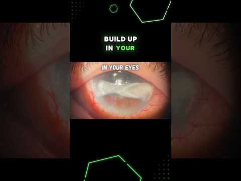 Hard Calcium Salt Deposits in Your Eyes!