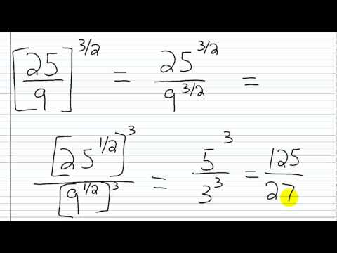 Simplifying Rational Exponents