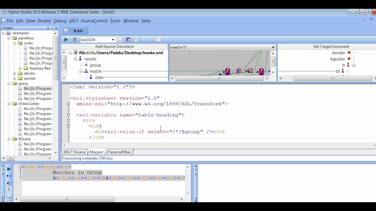 UsingVaribales In xslt