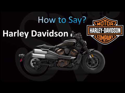 How to Pronounce Harley Davidson (CORRECTLY!)