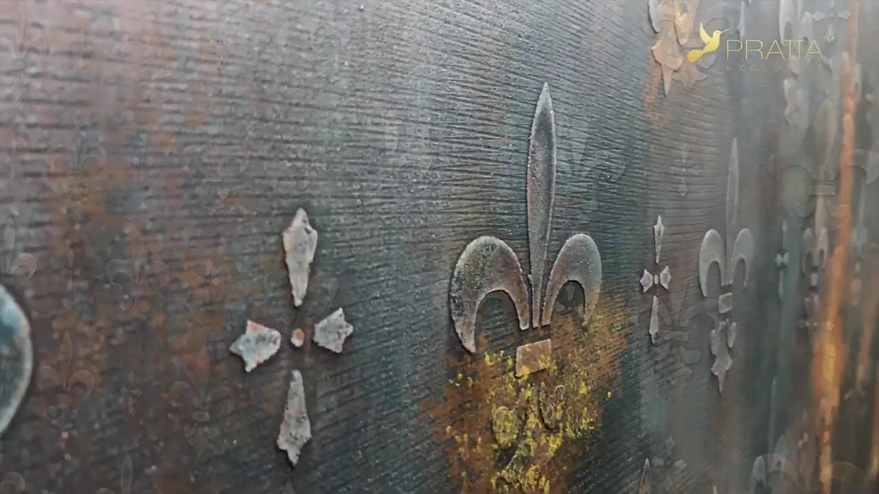 Seta stucco - Stencil effect - overview