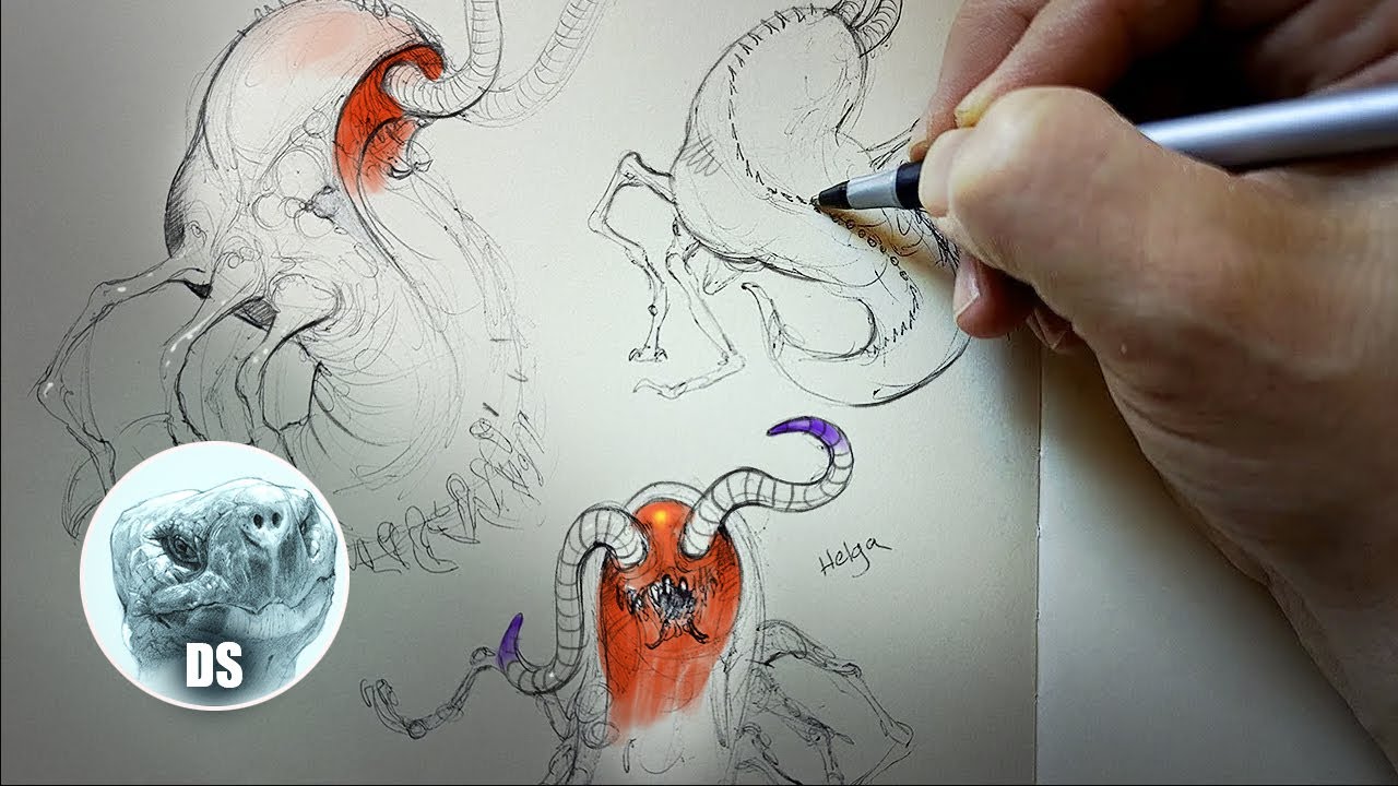 How to Draw Creatures from Any Angle: A Complete Creature Design Lesson