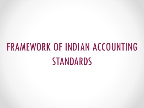 Framework of Indian accounting standards