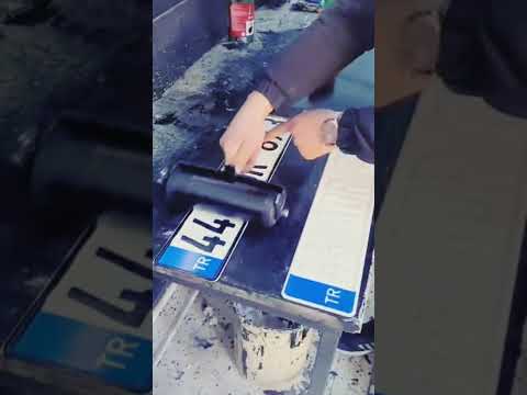 ⏱️Paint the color of the license plate#shorts