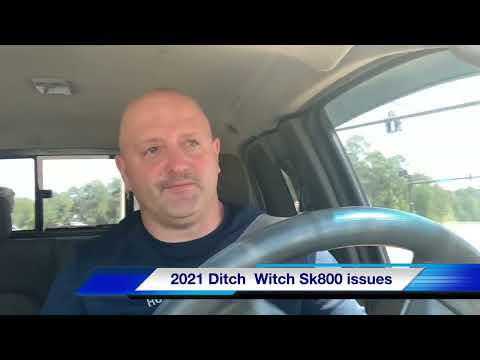 2021 DITCH WITCH SK 800 / 300 HOURS WITH PROBLEMS / DEALERSHIP REVIEW / ORANGE PARK FLORIDA/TREELIFE