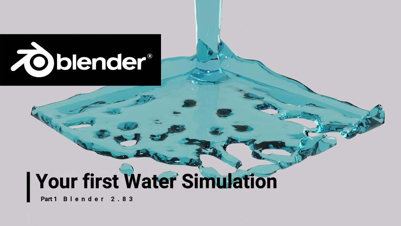 Water Simulation Part 1: Blender 2.83