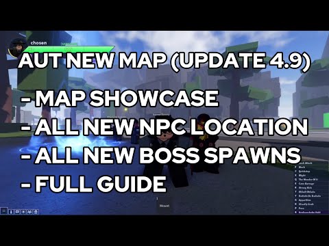 [AUT] EVERY AUT NEW MAP LOCATION (BLACK MARKET DEALER, ALL NPCS, ALL BOSSES) [UPDATE 4.9]