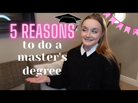 5 REASONS WHY YOU SHOULD DO A MASTER'S DEGREE | and a few why you should not...