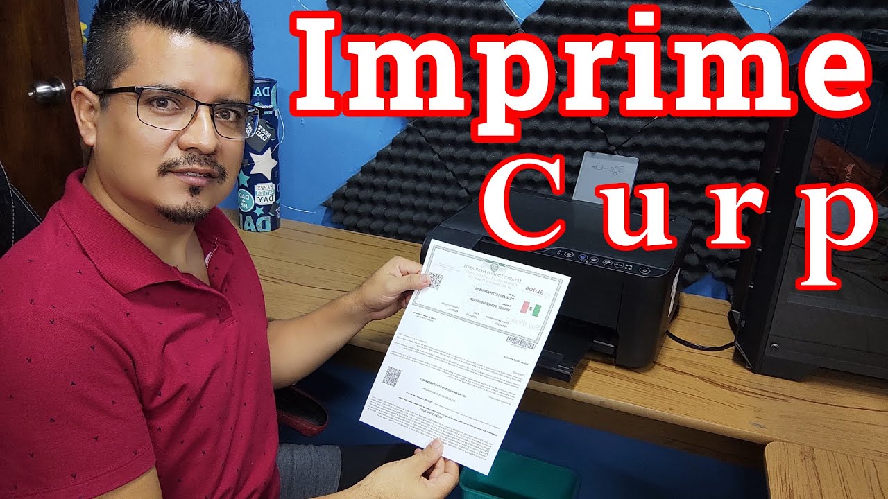 How to download and print my CURP / How to print your CURP online for free