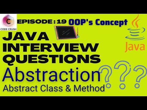 Java Interview Questions | Abstraction In Java | Abstract Class In Java | Abstract Method