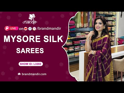 Mysore Silk Sarees Collection | WhatsApp Number 733 733 7000 | Brand Mandir Sarees LIVE