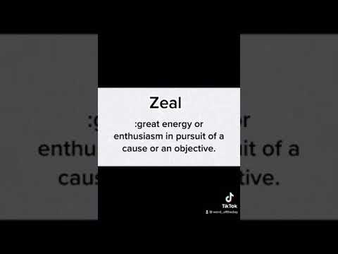 Word of the day zeal.
