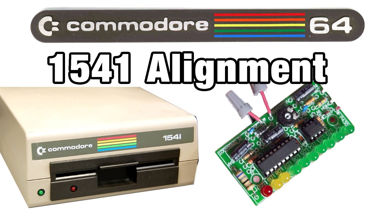 Commodore 1541 Alignment Device - Build & DEMO & More