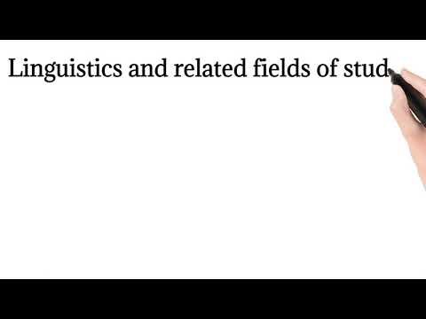Linguistics and related fields of study/ Linguistics and philosophy Explained in urdu and hindi