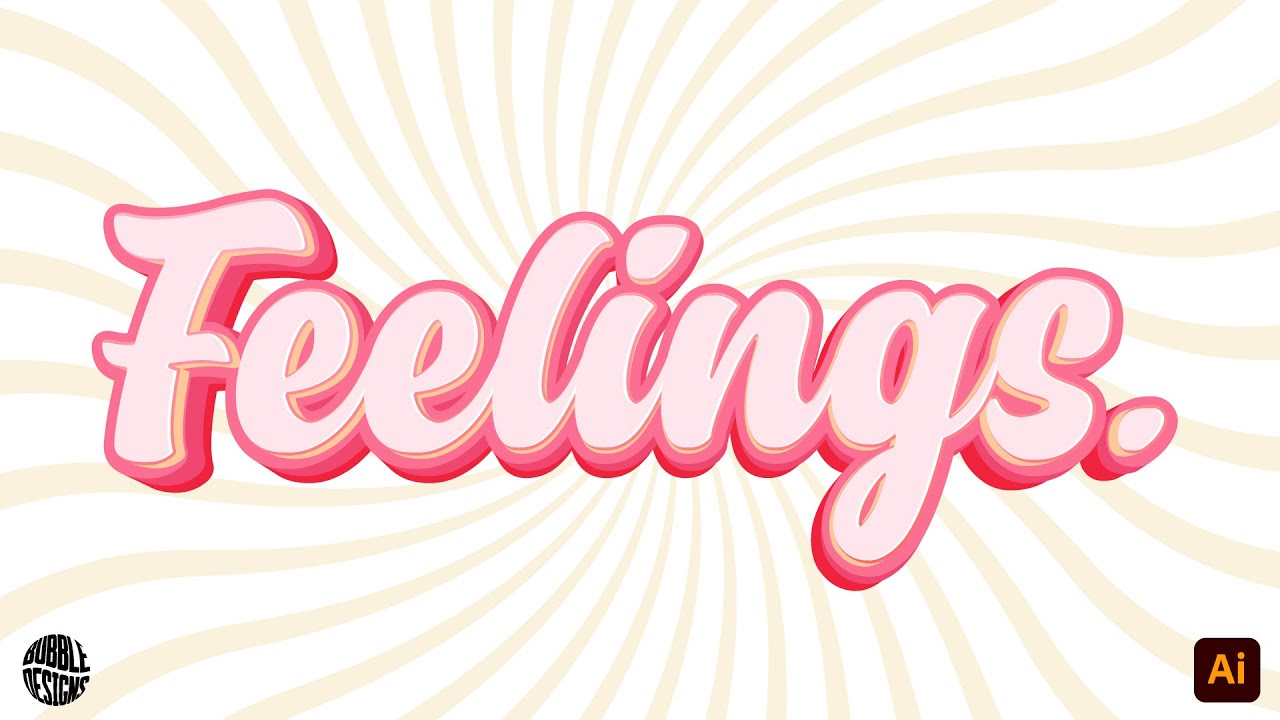 How to Create Premium 3D Text Effect In Adobe Illustrator