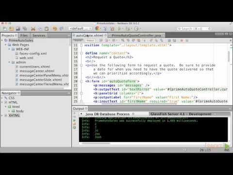Learn Mastering PrimeFaces Tutorial Basic and Event Ajax | packtpub com - Mind Luster